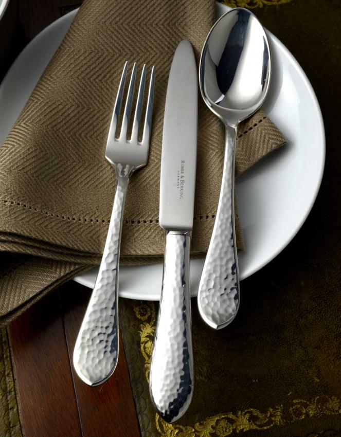 Robbe & Berking Martele Besteck in versilbert