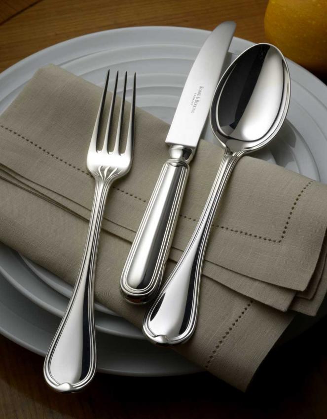 Robbe & Berking Classic Faden cutlery in silverplated