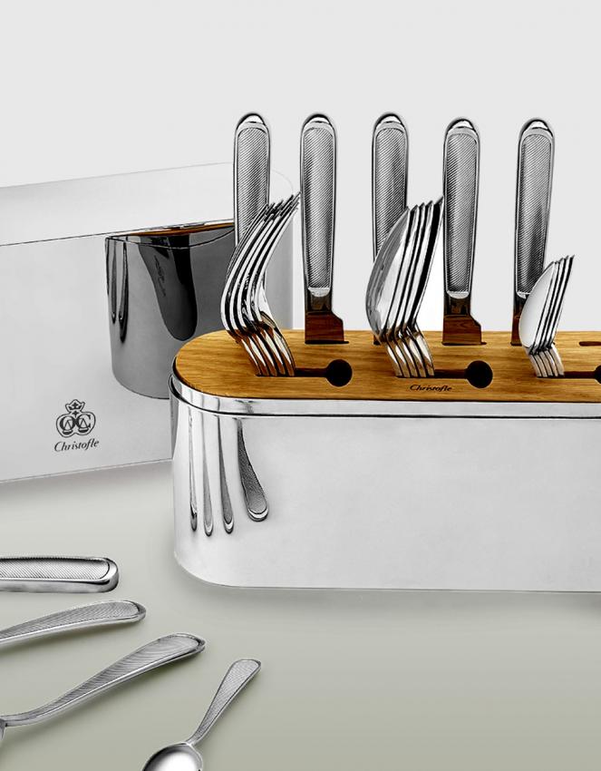 Christofle Concorde cutlery in stainless at Besteckliste
