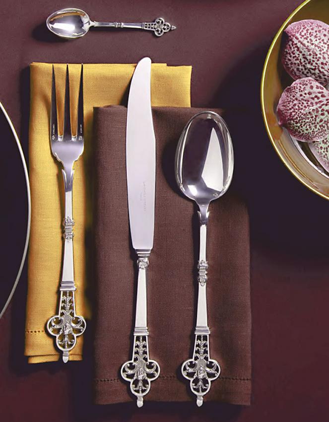 Christofle Renaissance cutlery in sterling at Besteckliste
