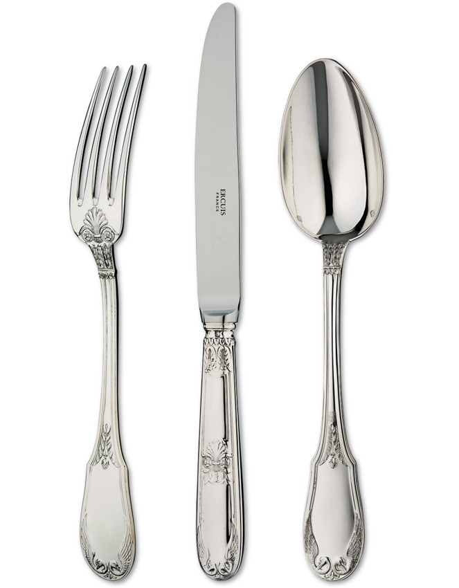 Ercuis Empire cutlery in sterling at Besteckliste